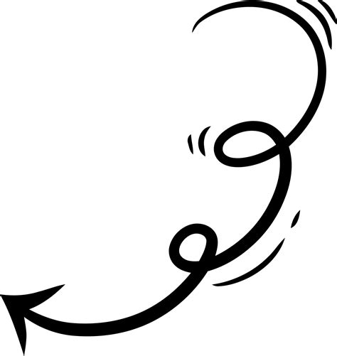Hand Drawn Arrow Scribble Abstract 47587071 Png