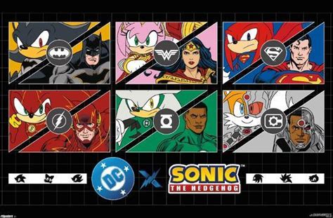 Dc X Sonic The Hedgehog Justice League And Team Sonic Photo