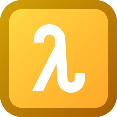 Lambda Free Education Icons