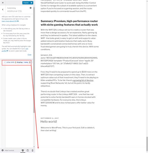 How To Edit And Customize The Footer CSS In WordPress