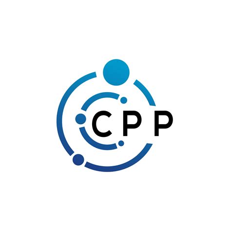 CPP Letter Logo Design On White Background CPP Creative Initials