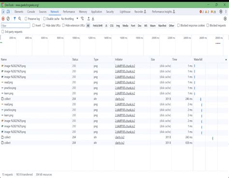Network Tab In Google Chrome Browser GeeksforGeeks