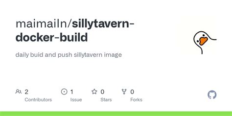 GitHub MaimaiIn Sillytavern Docker Build Daily Buid And Push Sillytavern Image