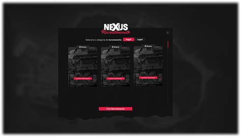 UI Design GTA V Nexus Group FiveM Behance