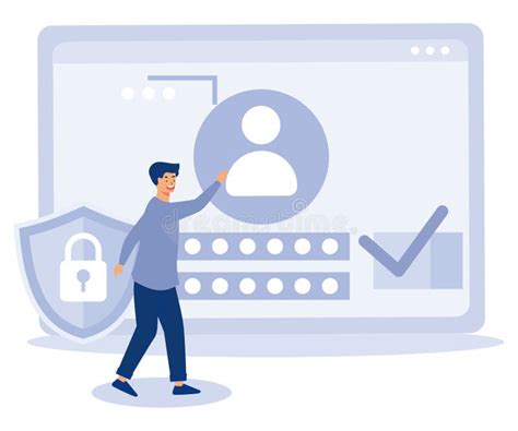 Website Page Interface Concept Sign In Page User Log In Form Stock