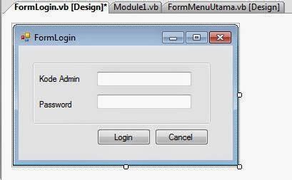 Membuat Form Login VB Net Belajar VB Dan Belajar VB Net