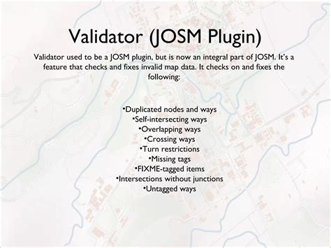 Openstreetmap Qa Tools Ppt