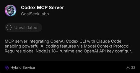 Codex Mcp 서버 Mcp Servers · Lobehub