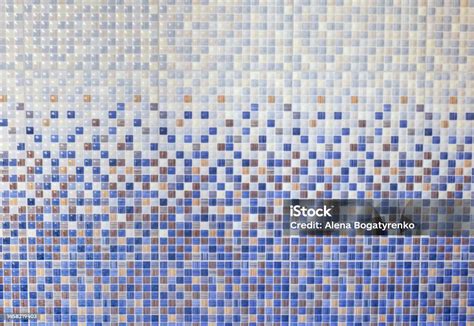 파스텔 블루와 화이트 컬러 세라믹 타일 벽 질감 배경 홈 디자인 욕실 벽 배경입니다 바둑판에 대한 스톡 사진 및 기타 이미지 바둑판 작은 질감 Istock