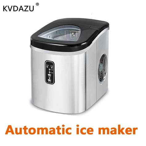 Mini Automatic Electric Ice Maker Portable Bullet Round Block Ice Cube