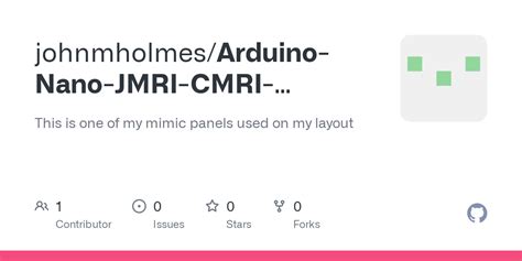 Github Johnmholmes Arduino Nano Jmri Cmri Simple Mimic Panel This Is One Of My Mimic Panels