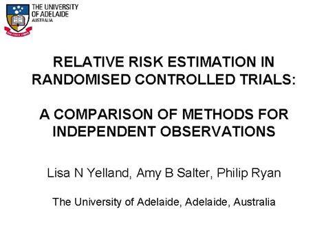 Relative Risk Estimation In Randomised Controlled Trials A