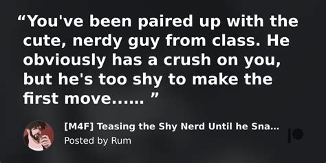 [m4f] Teasing The Shy Nerd Until He Snaps [college] [strangers To Lovers] [shy] [awkward] [msub