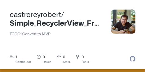 Simplerecyclerviewfragmentappsrcmainjavacomexamplefragmentrecyclerviewmvpdemo
