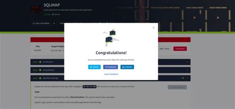 raghav mishra on linkedin exploretheunknown sql sqlmap tryhackme