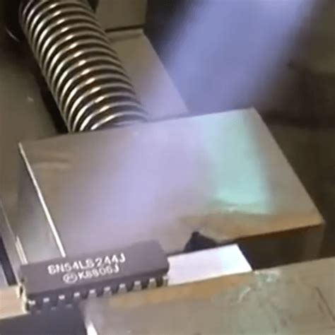 Popping The Top Of A Ceramic Ic Hackaday