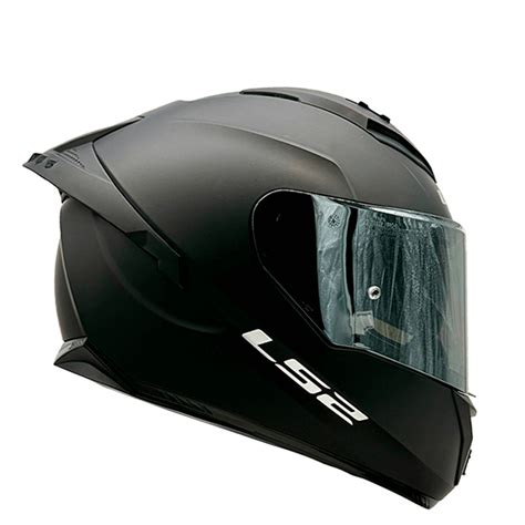 Casco Ls2 Ff806 Fusion Negro Matte Visor Espejo