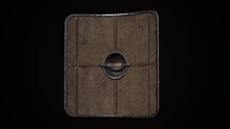 3d Model Roman Shield Scutum D Vr Ar Low Poly Cgtrader