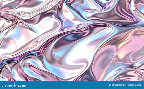 A Shiny Metallic Texture With Reflective Surfaces And Gradients Great For Modern Product