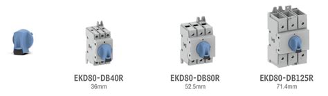 EKD AC Isolator Switch Suitable For Rail Installation ETEK Electric
