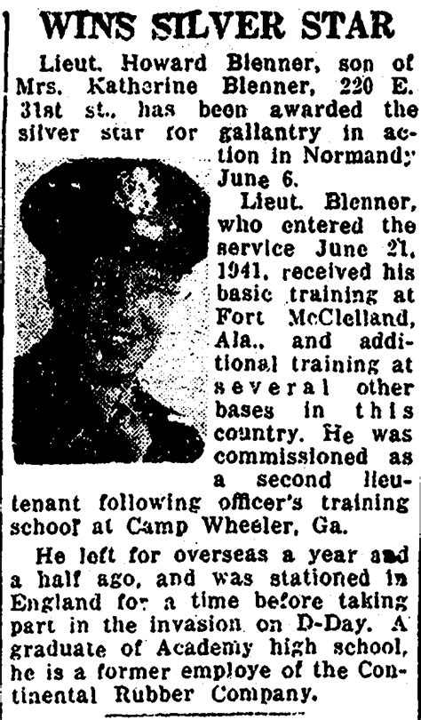 Howard Earl Blenner 1918 2002 Find A Grave Memorial