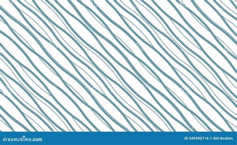 Wavy Line Seamless Pattern Design Minimal And Abstract Wavy Line