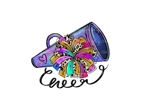 Cheer Megaphone Png Cheer Png Megaphone Cheer Sublimation Etsy
