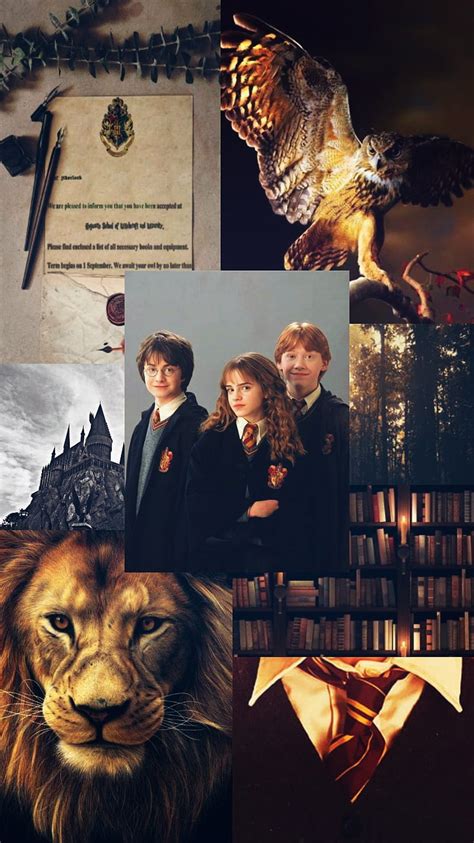 Aesthetic Harry Potter Collage Wallpaper Laptop 4k