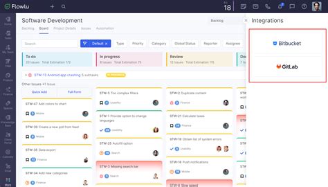 How To Integrate Flowlu With Bitbucket And Gitlab