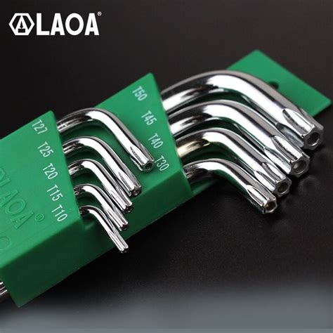 Laoa Cr V Hexagon Wrench Hex Allen Key With Middle Grandado