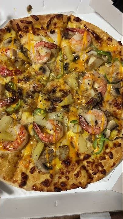 블랙타이거슈림프 도미노피자 Youtube