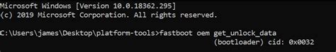 Bootloader Unlock Data Unavailable And Fastboot Commands Dont Respond