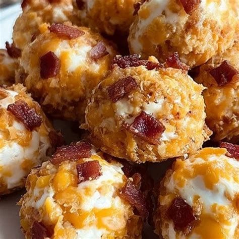 Low Carb Bacon Cheddar Mini Cheese Balls Forever Feeding