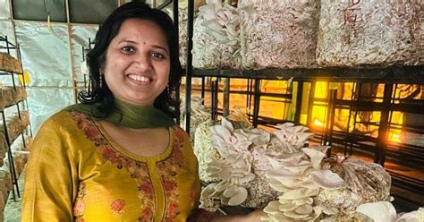 This Professors Sustainable Mushroom Farming Biz Brings In Rs 4 Lakh Month