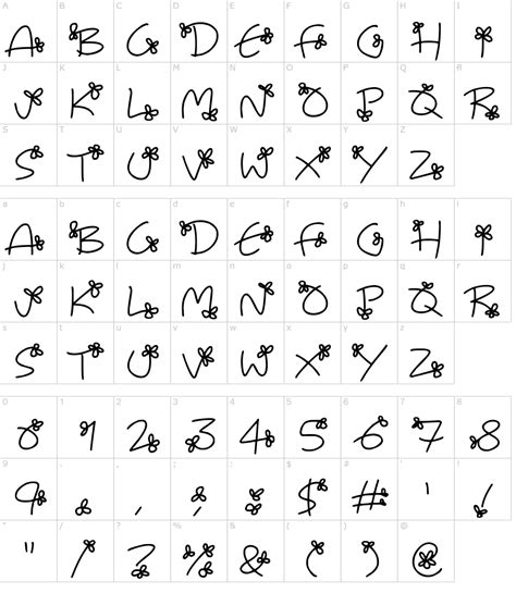 Flowing Flowers Font Download