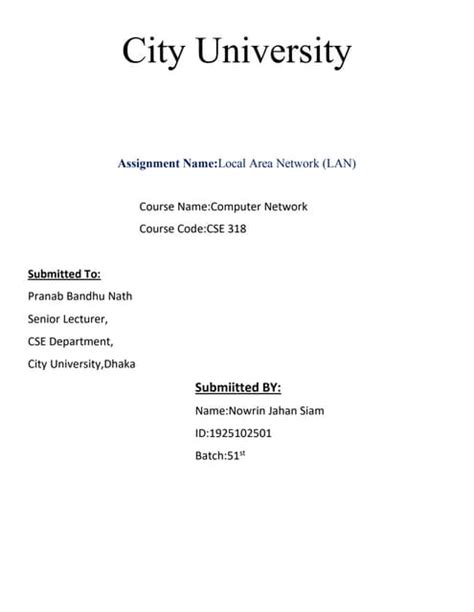 Local Area Network Lan Pdf