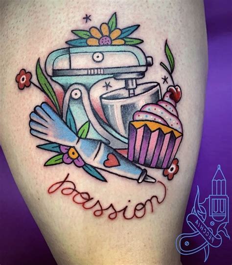 Pin By Nora Ruggeri On Tattoo It Up Chef Tattoo Baking Tattoo
