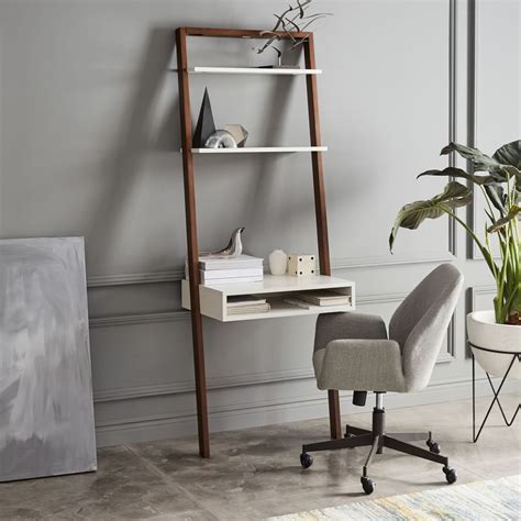Ladder Shelf Storage Desk West Elm Australia