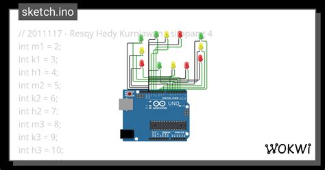 Simpang 4 Wokwi Esp32 Stm32 Arduino Simulator