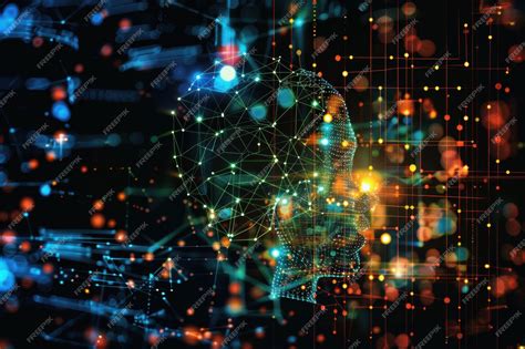 abstract background visualizing ai algorithms neural networks and