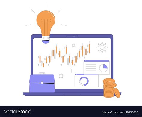 Portfolio Investment Concept Assets Allocation Vector Image