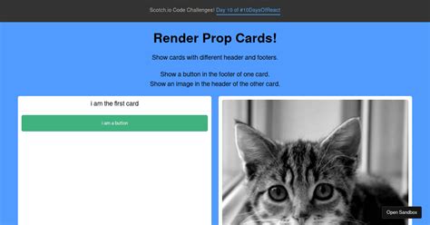 Challenge 10 Render Props Starter Codesandbox