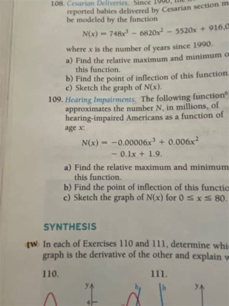 Solved Derivatives To Find Maximum And Minimum Values And Chegg