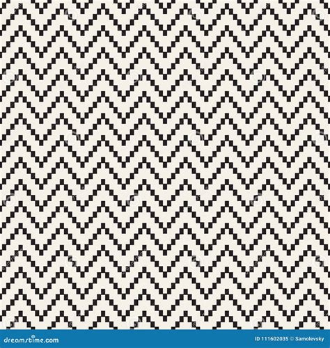 Seamless Zig Zag Geometric Pattern Classic Chevron Lines Tiling Stock Vector Illustration Of
