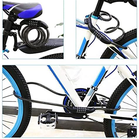 5 Digit Resettable Lock Secure Your Bicycle With Stainless Steel