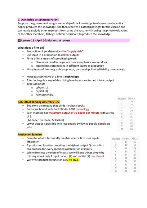Introductory Microeconomics Notes Econ10004 Introductory