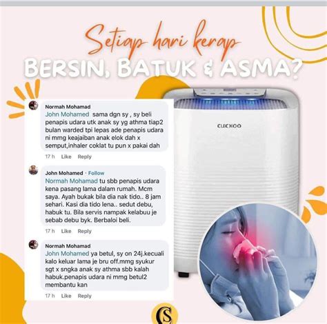 R Model Penapis Udara Cuckoo Latest Promo 2025