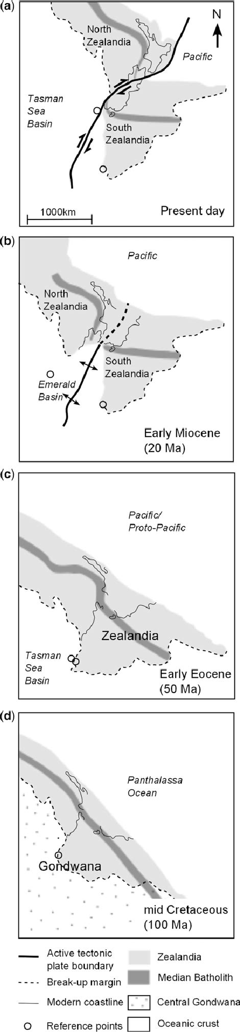 3 Key Stages Of Tectonic Development Back Through Time That Restore Download Scientific