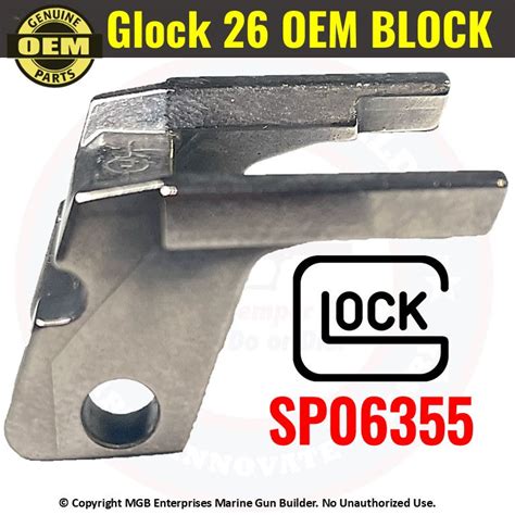 Glock 26 Locking Block Oem 6533 Marine Gun Builder