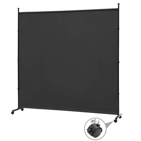 Buy 6ft Single Panel Room Divider With Wheels Rolling Fabric Room
